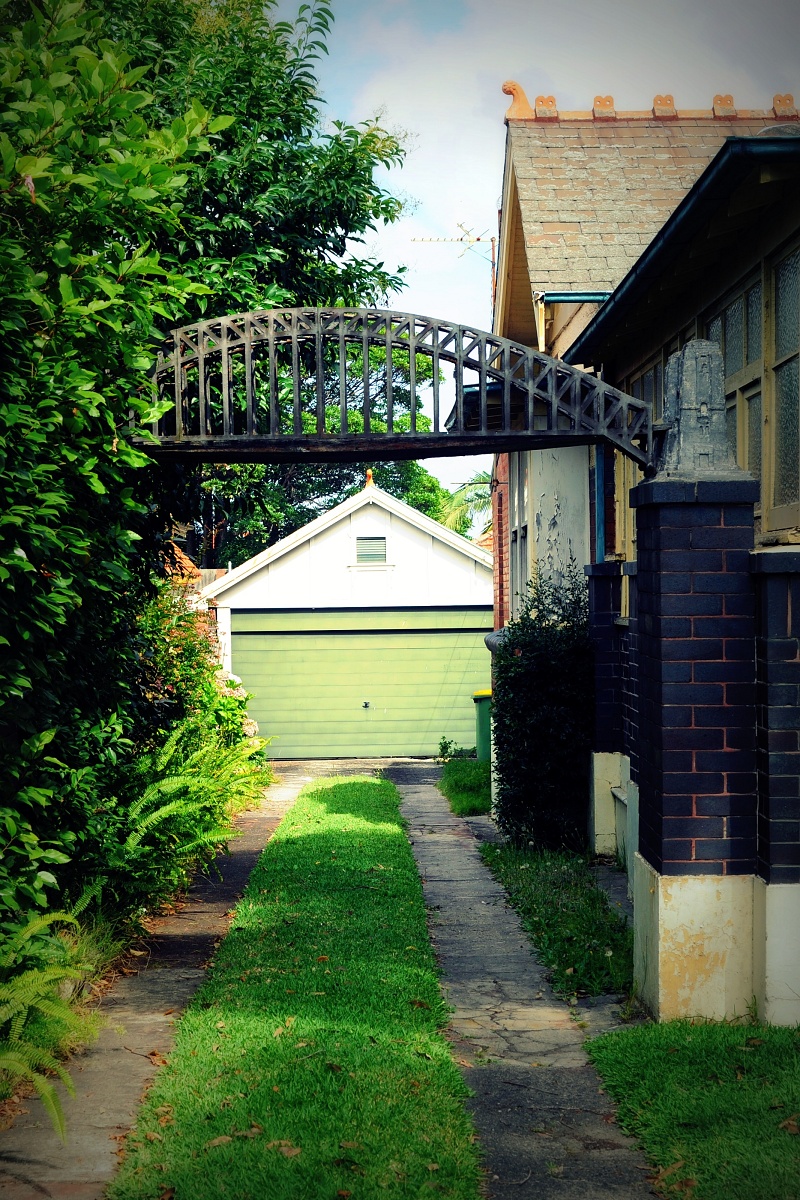 Bridge Over Driveway Gate